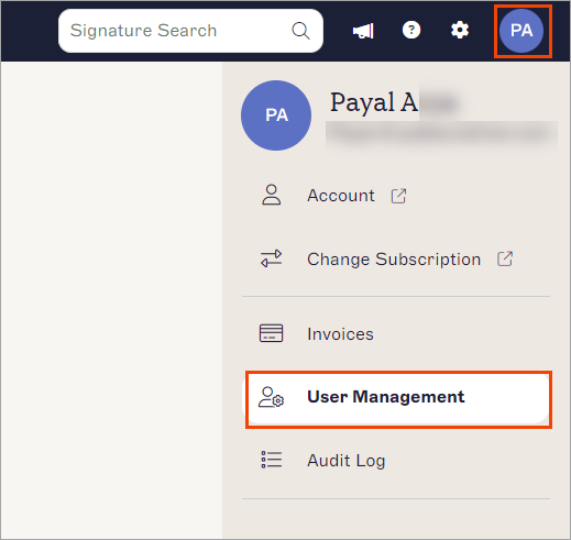 User Management – Exclaimer Knowledge Base